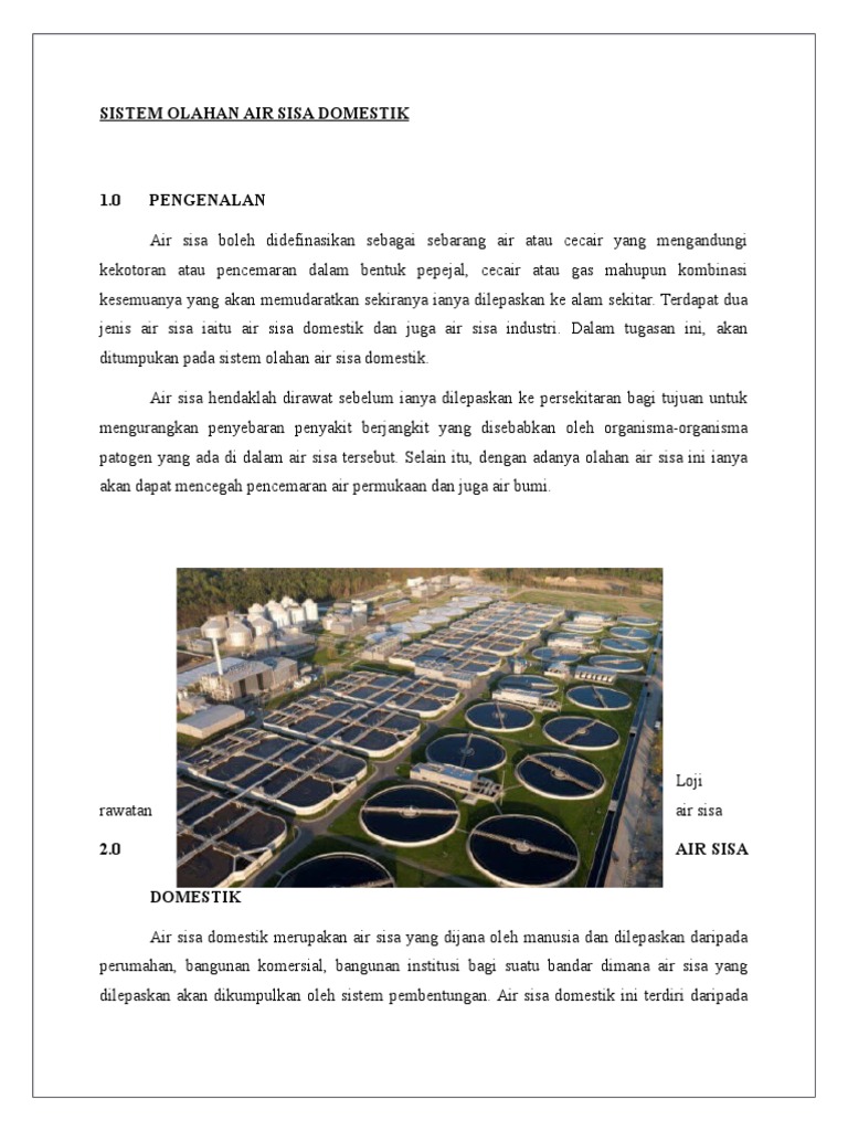 Sistem Olahan Air Sisa