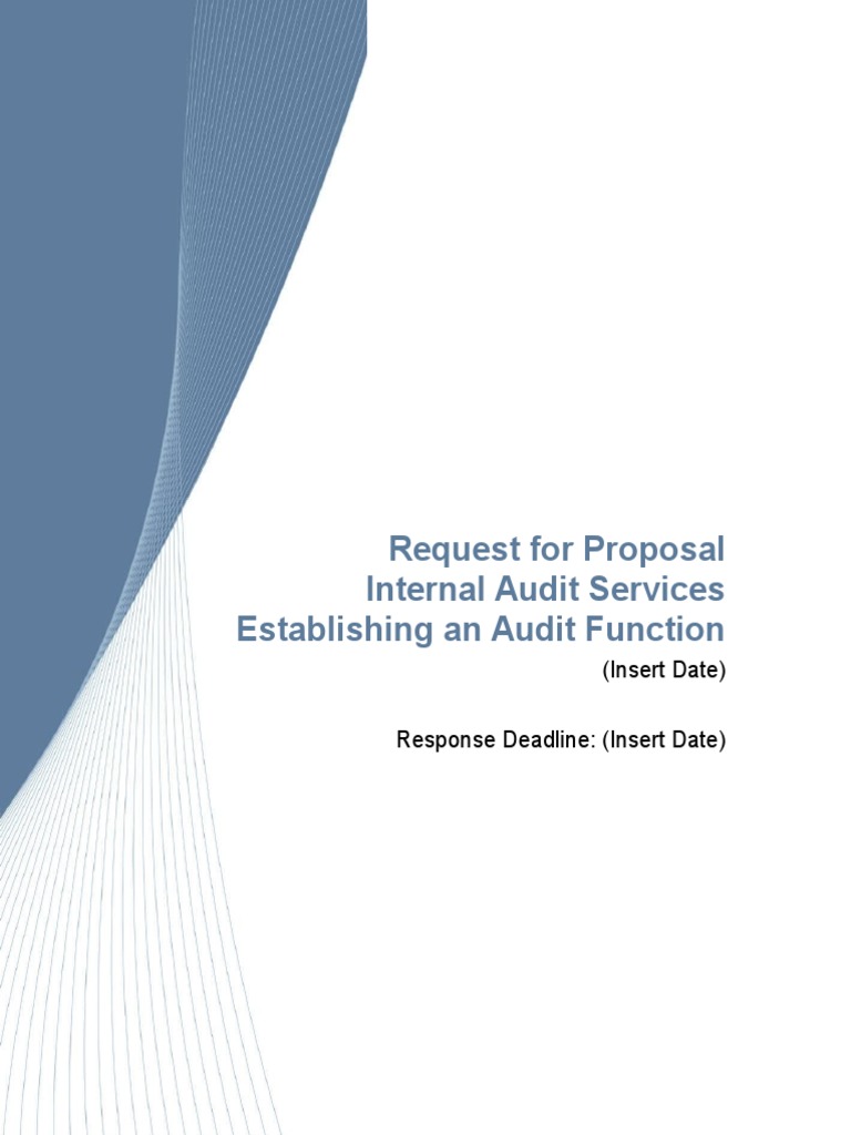 Internal Audit RFP - Start Up or Outsourcing | PDF | Internal Audit ...
