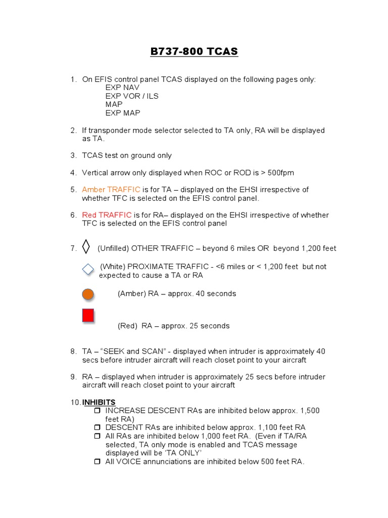 B737-800 Tcas - 12 Dec 2010 | PDF
