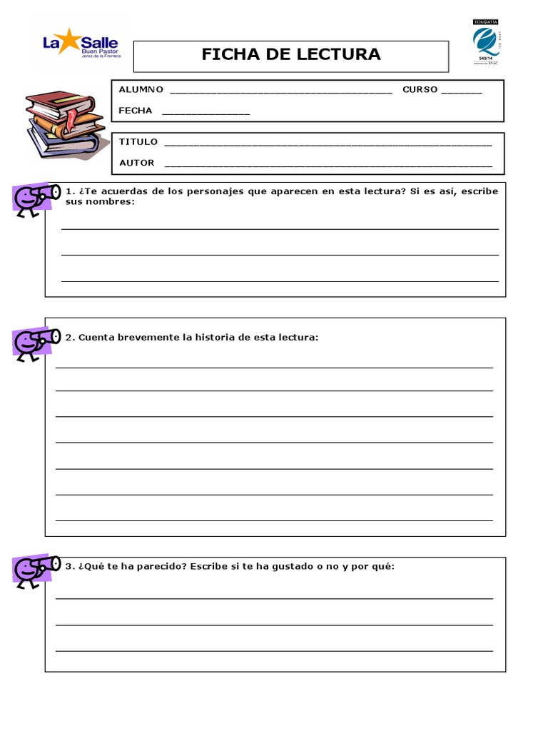 Ficha Lectura | PDF