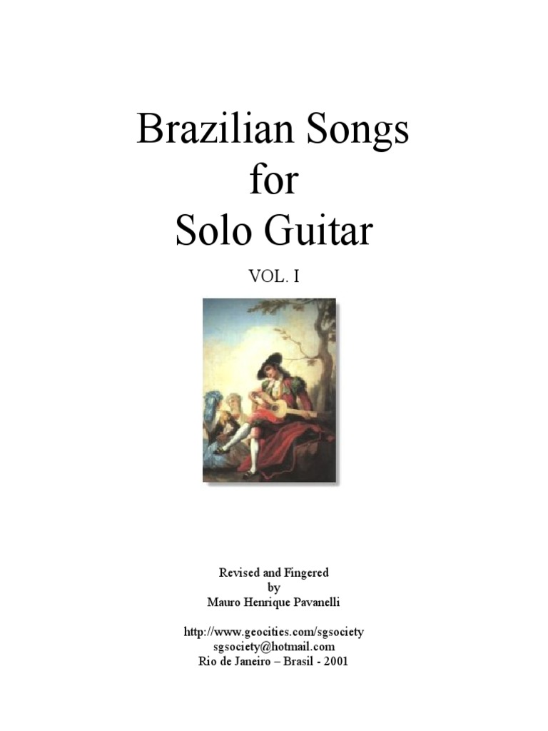 Brazil Songs For Solo Guitar 1 | PDF | Casa e Jardim