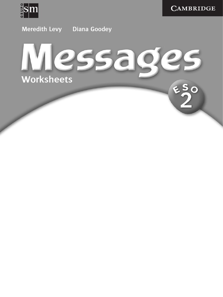 Messages2 WorkSheets 01-05 | PDF | Reading (Process) | Reading ...