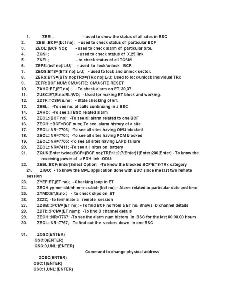 BSC Command | PDF | Telecommunications Standards | Data Transmission