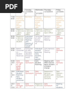 ASCA Time Use for School Counselors | PDF | School Counselor | Spreadsheet