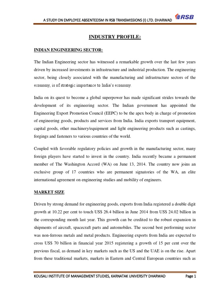 Yash RSB Final | PDF | Employment | Economy Of India