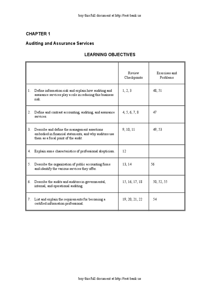Key Concepts in Auditing Services | PDF | Financial Audit | Certified ...