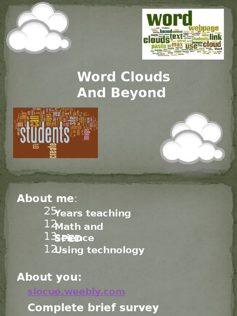 Benefits of Word Clouds in Education | PDF | Communication | Teaching ...