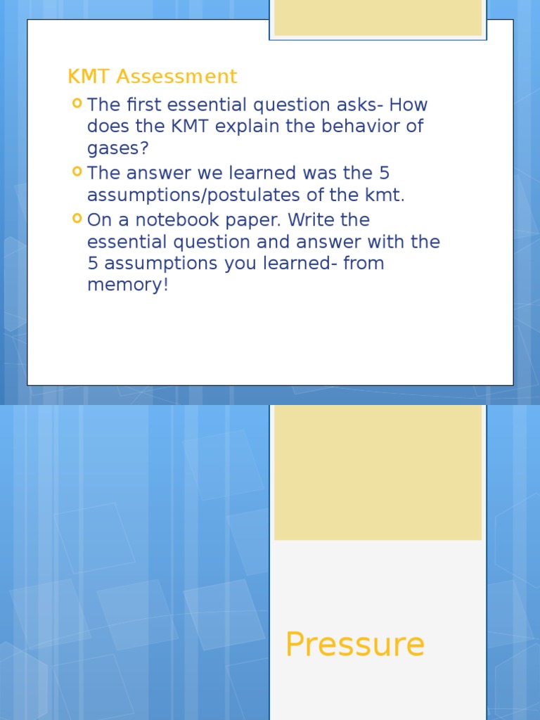 Pressure | PDF | Pascal (Unit) | Pressure