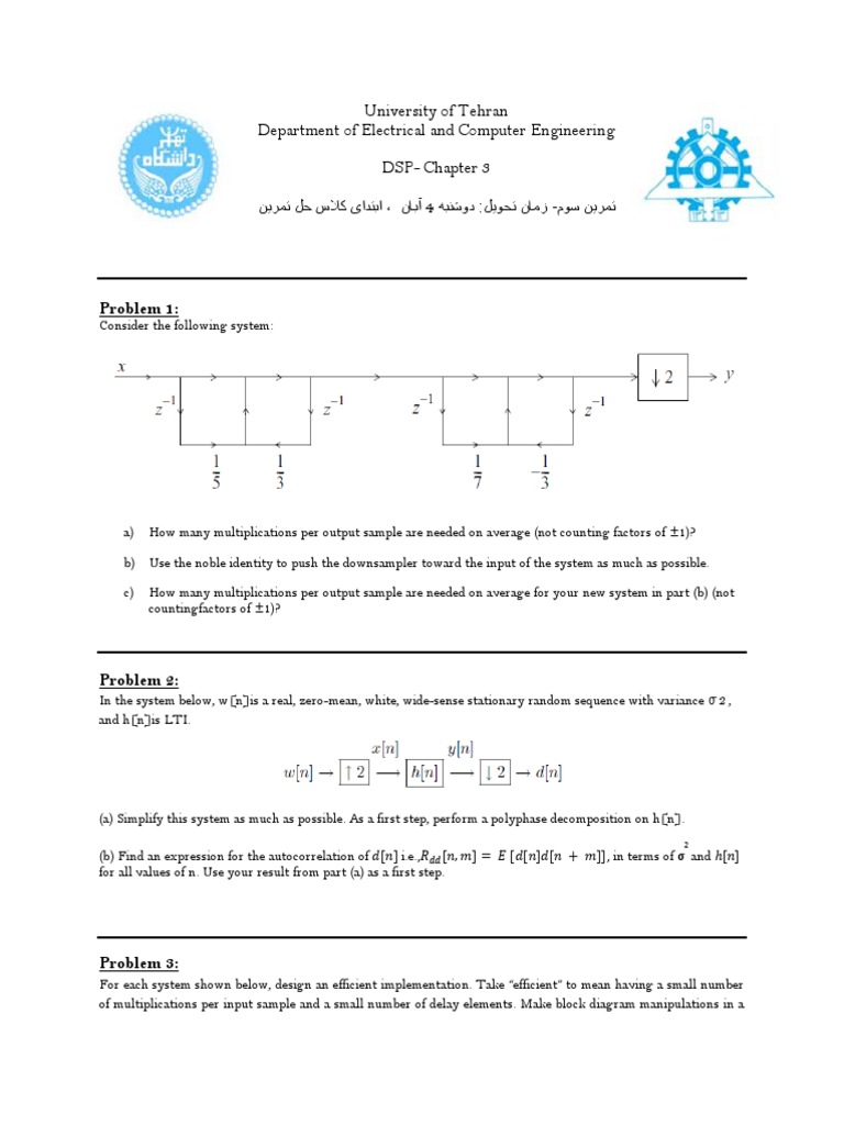 DSP hw3 | PDF | Sampling (Signal Processing) | Autocorrelation