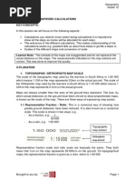 Geography Mapwork Notes Final | PDF | Compass | Geographic Information ...