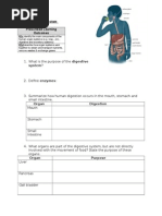 Body Systems Matching Worksheet | PDF | Human Body | Animal Anatomy