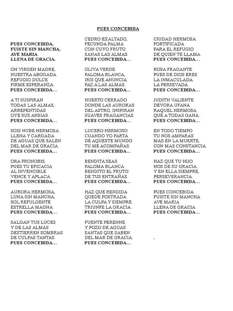 Pues Concebida | PDF