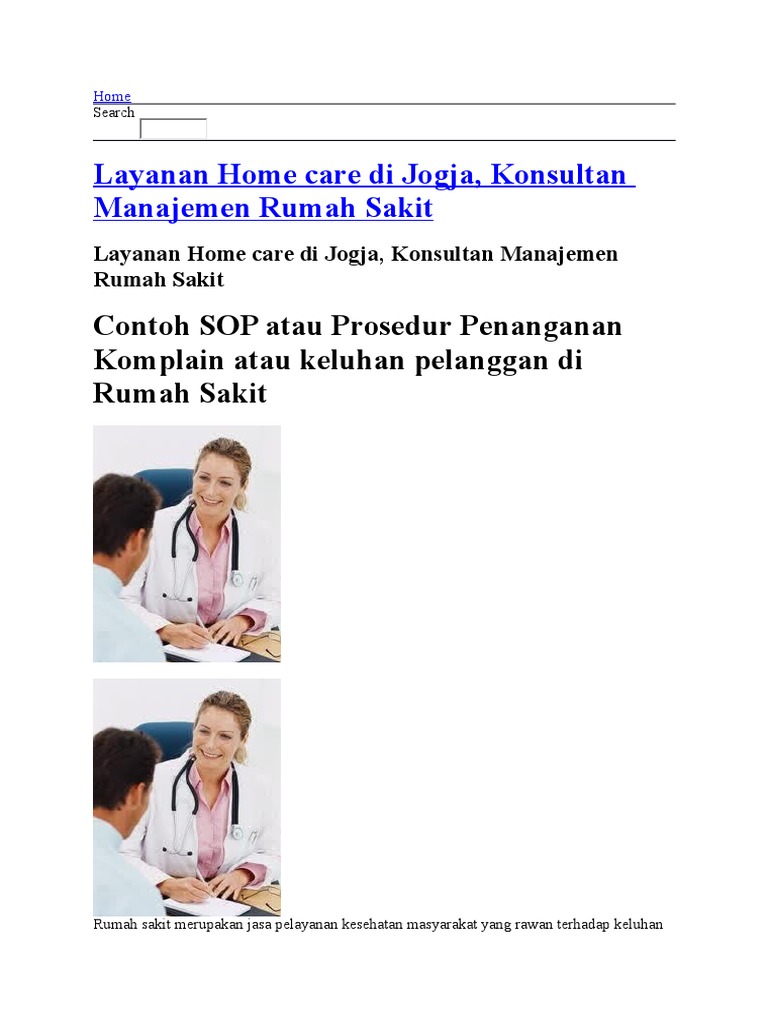 Contoh SOP Atau Prosedur Penanganan Komplain Atau Keluhan Pelanggan Di ...