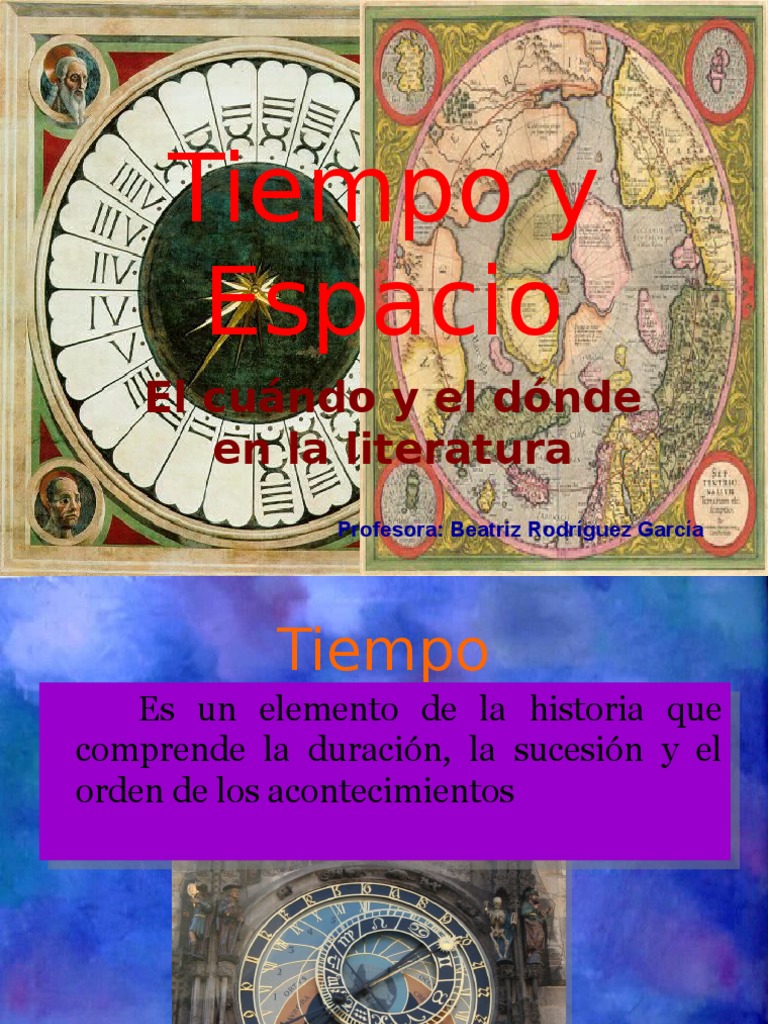 Tiempo y espacio en la literatura | Narración | Ciencia filosófica ...