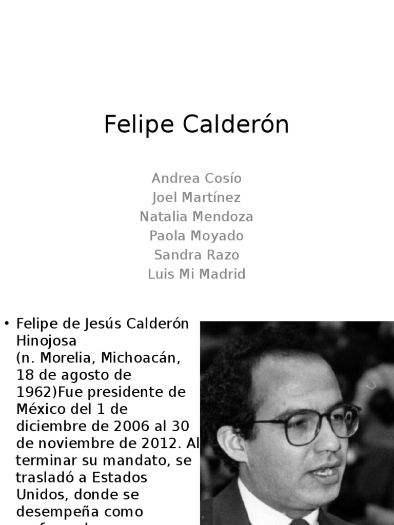 Felipe Calderón | Politica de mexico | Política