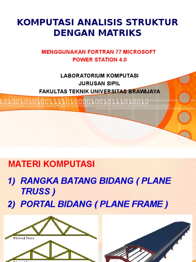 Analisa Struktur Dengan Matriks | PDF