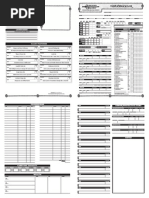 D&D 5e Character Sheet For The Visually Impaired | PDF