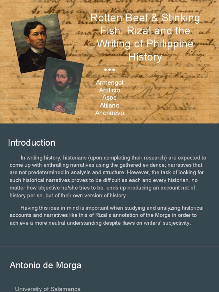 Rotten Beef & Stinking Fish: Rizal and The Writing of Philippine ...