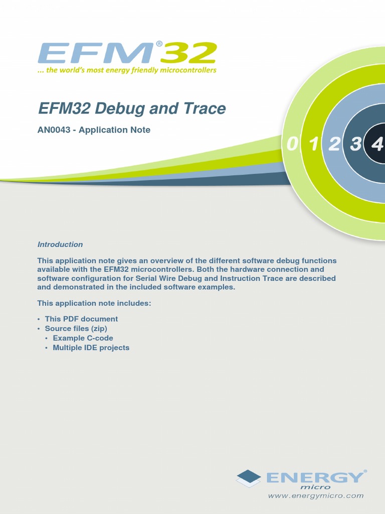An0043 Efm32 Debug Trace Capabilities | PDF | Arm Architecture ...