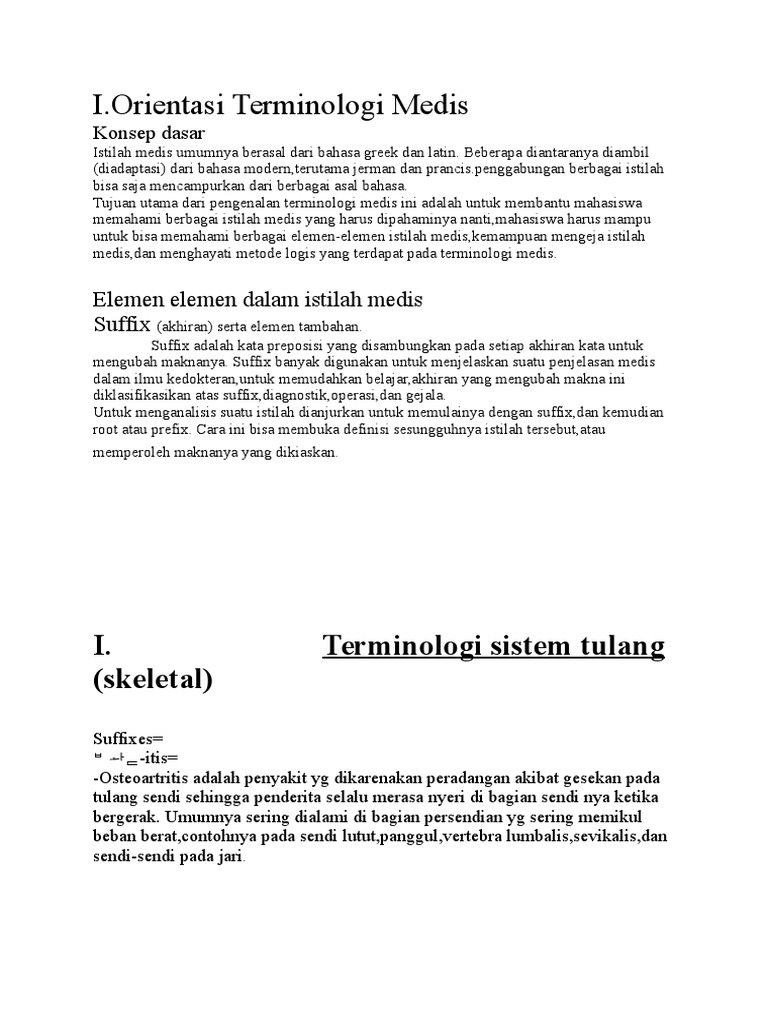 Contoh Terminologi | PDF