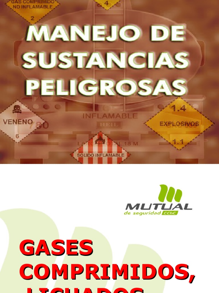 Gases Comprimidos | PDF | Oxígeno | Gases