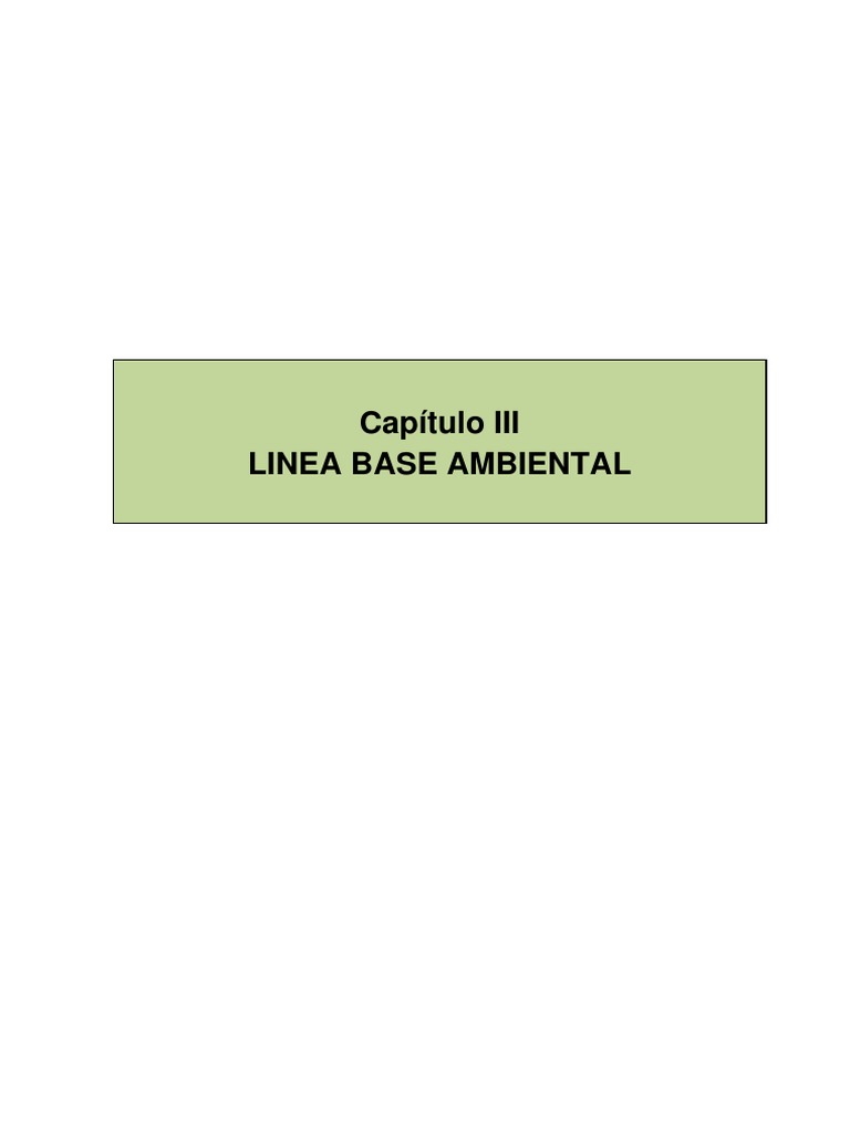 Linea Base Fisica PDF | PDF