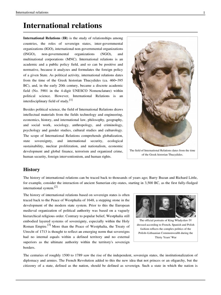 International Relations | PDF | International Relations | Polarity ...