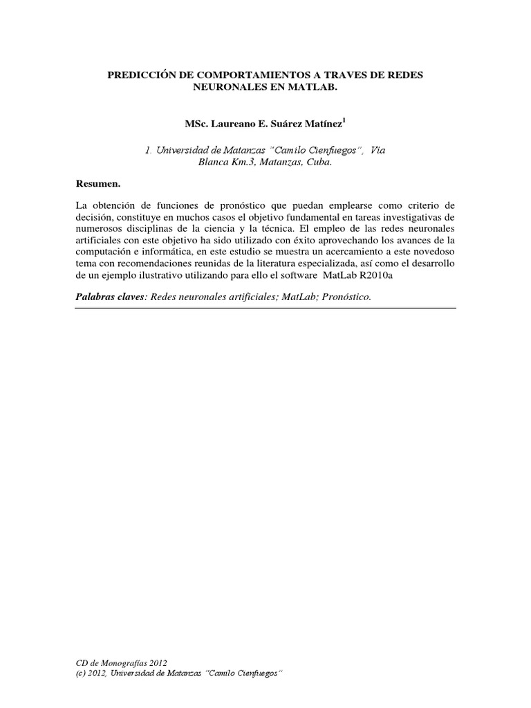 BackPropagation Matlab | PDF