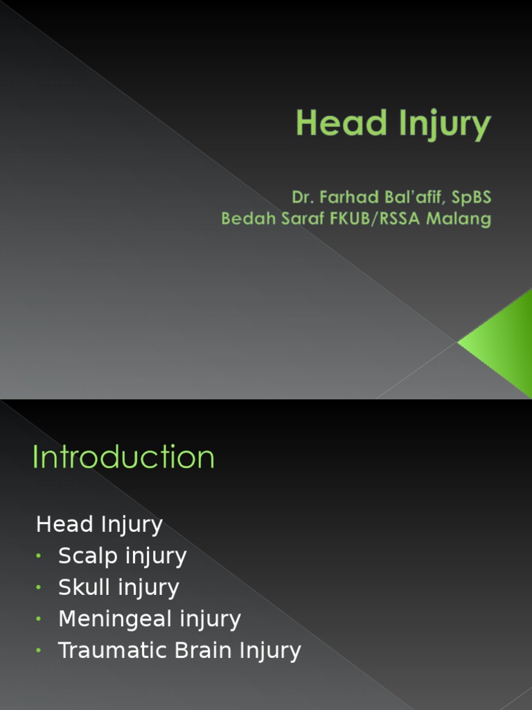 Head Injury | PDF | Traumatic Brain Injury | Concussion