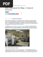 Ship Risk Assessment Guide | PDF | Risk Assessment | Risk