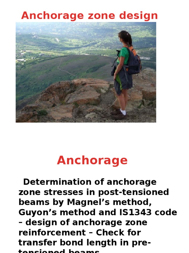 Anchorage Design | PDF | Beam (Structure) | Prestressed Concrete