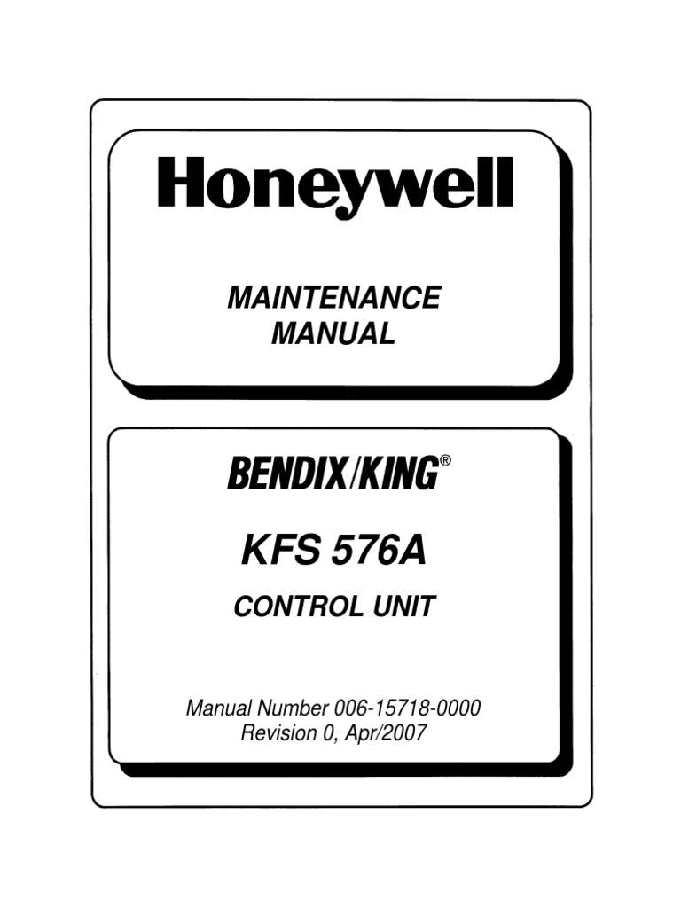 KFS-576A Maintenance Manual | PDF | Transponder (Aeronautics) | Damages