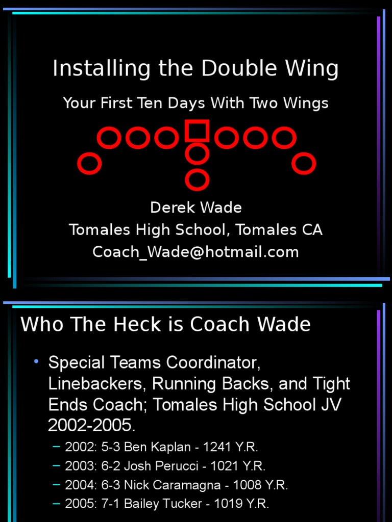 Double Wing Offense | PDF | National Football League Playoffs | Team Sports