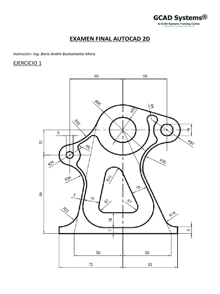 Examen Final Autocad 2D
