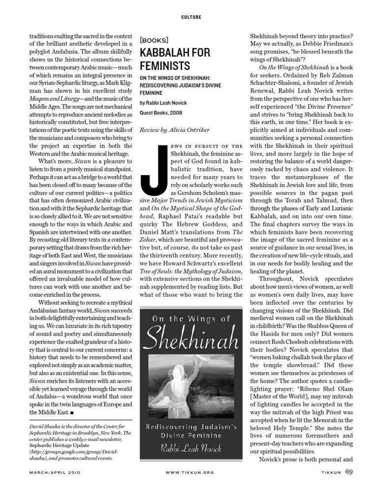 Tikkun Book Review March-April 2010 | PDF | Kabbalah | Jewish Behaviour ...