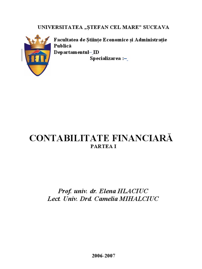 Contabilitate F | PDF