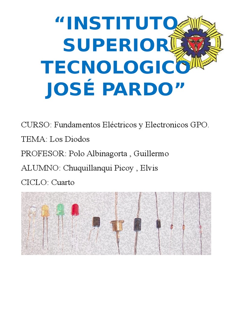 Introducción a los Diodos Electrónicos | PDF | Diodo | Tubo vacío