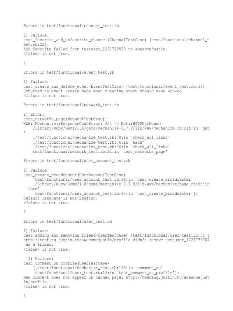 Errors | PDF