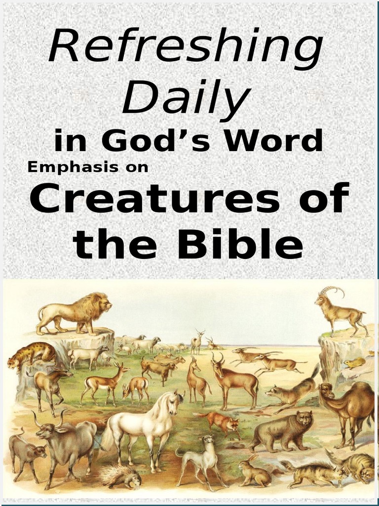 Creatures of The Bible November 2015 | PDF | Serpents In The Bible | Snake