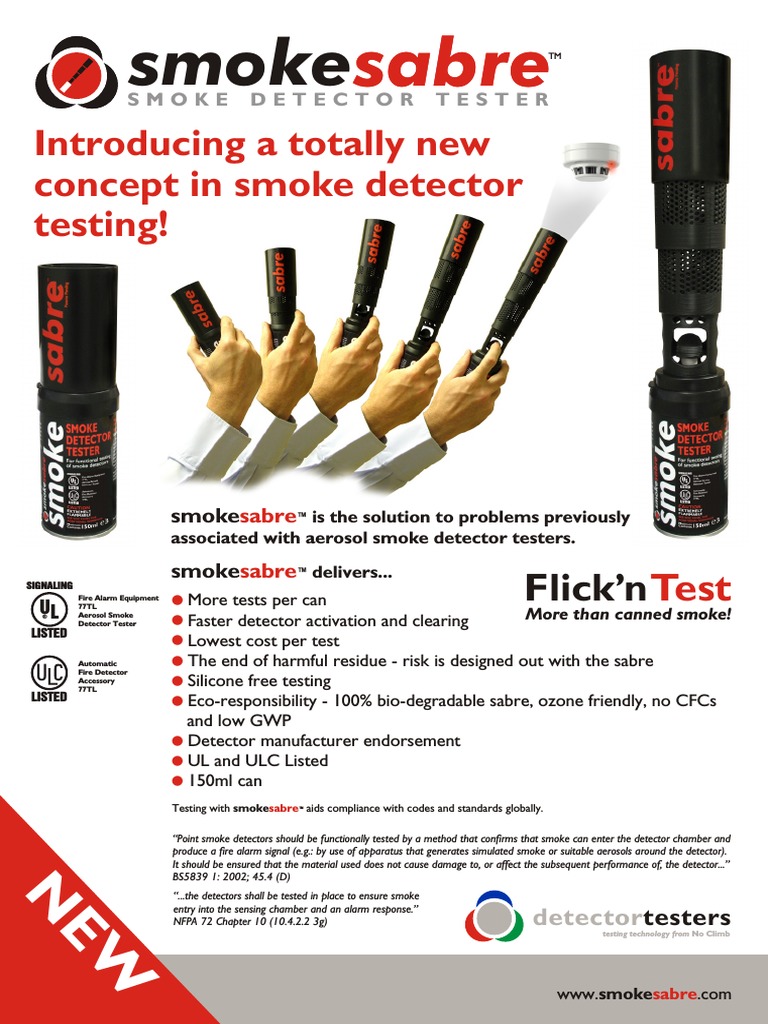 An Introduction to the Smoke Sabre Smoke Detector Tester: A New Eco ...