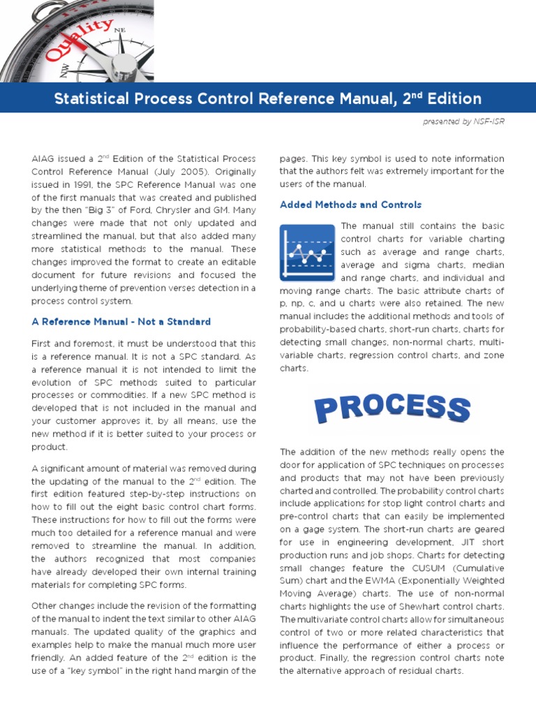 Isr Aiag Spc Manual Whitepaper Lt en Lis40910113 | Production And ...