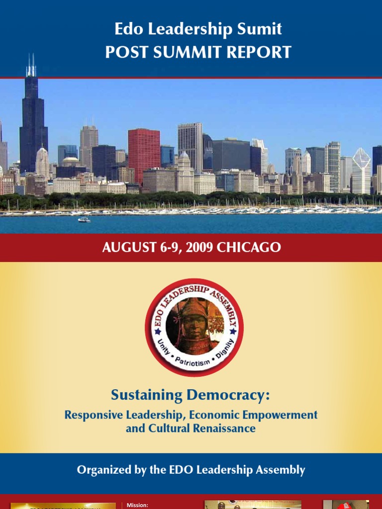 Edo Leadership Summit Report | PDF | Nigeria | Leadership