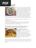 Triptico Queque Zanahoria | PDF | Cocina occidental | Comida regional y étnica