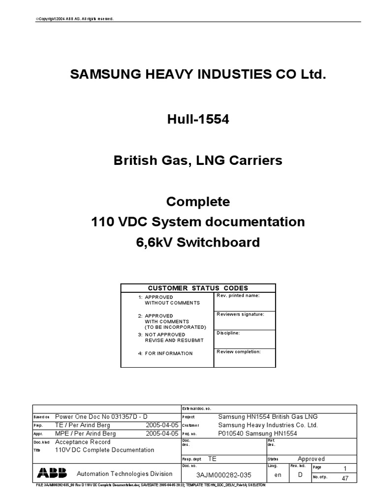2d SWBD 6.6 KV 110 VDC System Documentation 47 | PDF | Rectifier ...