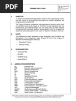 Sample Training Procedure | Employment | Business