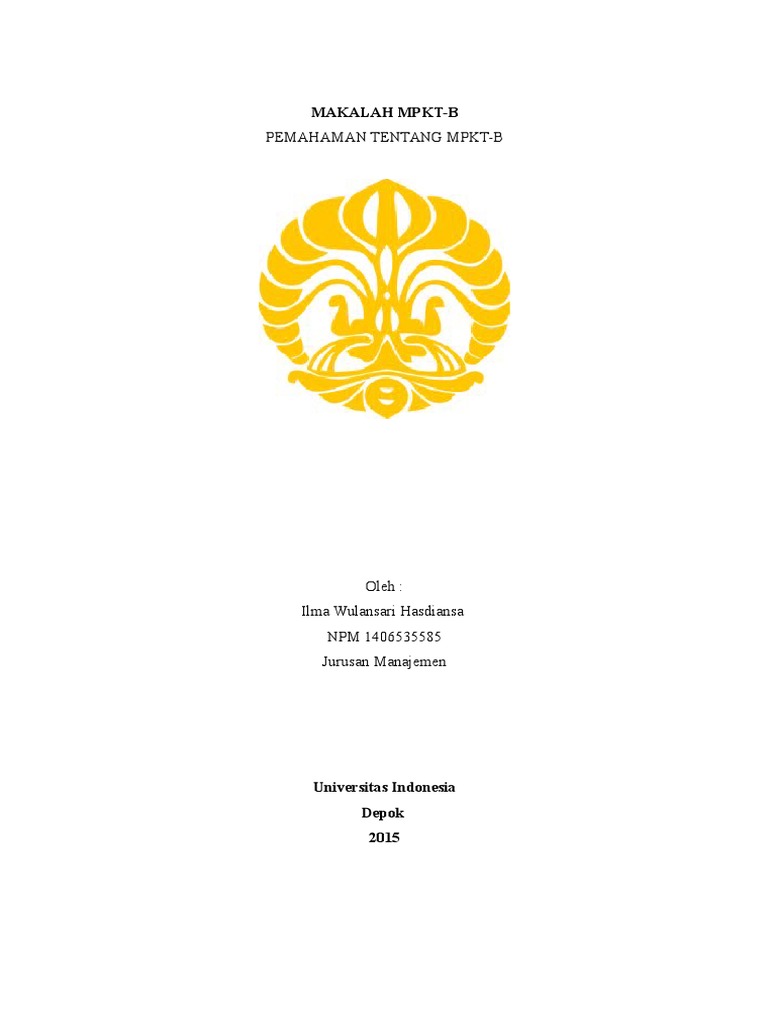 Makalah MPKT-B | PDF