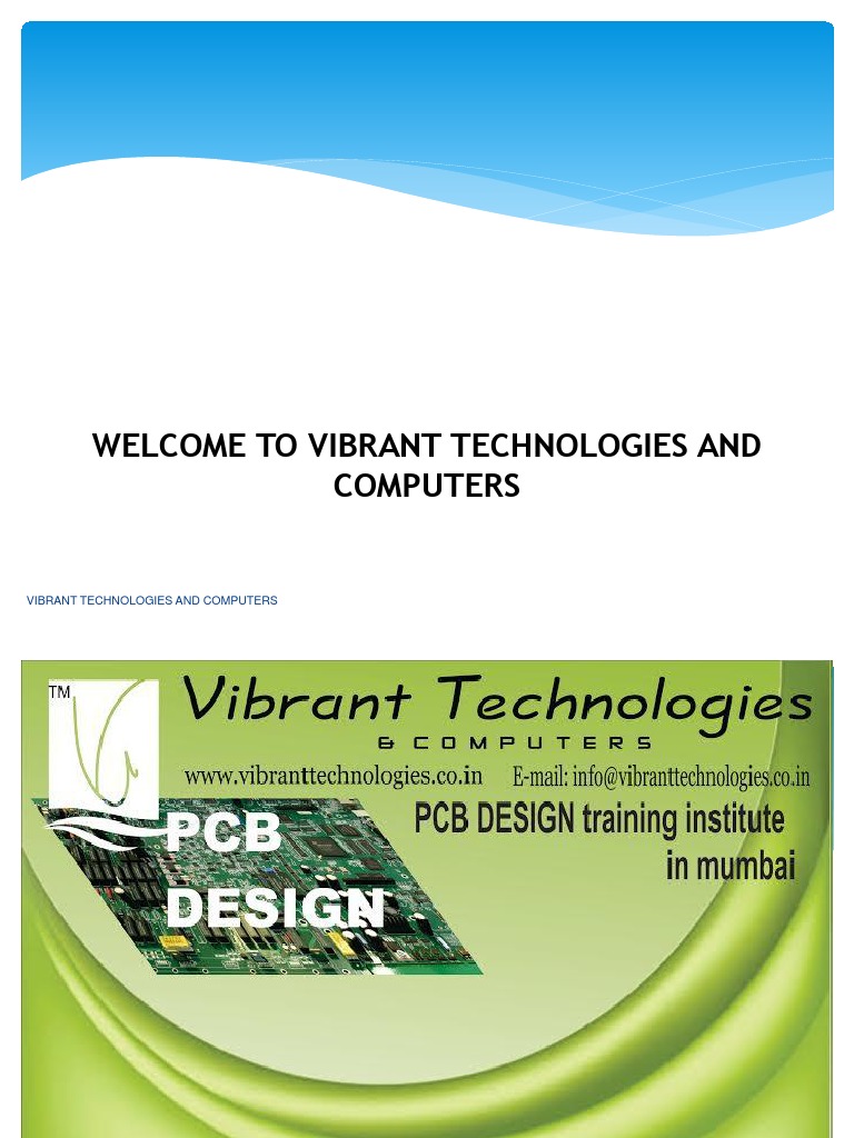 Proffesional Training of PCB Design at Navi Mumbai | PDF | Printed ...