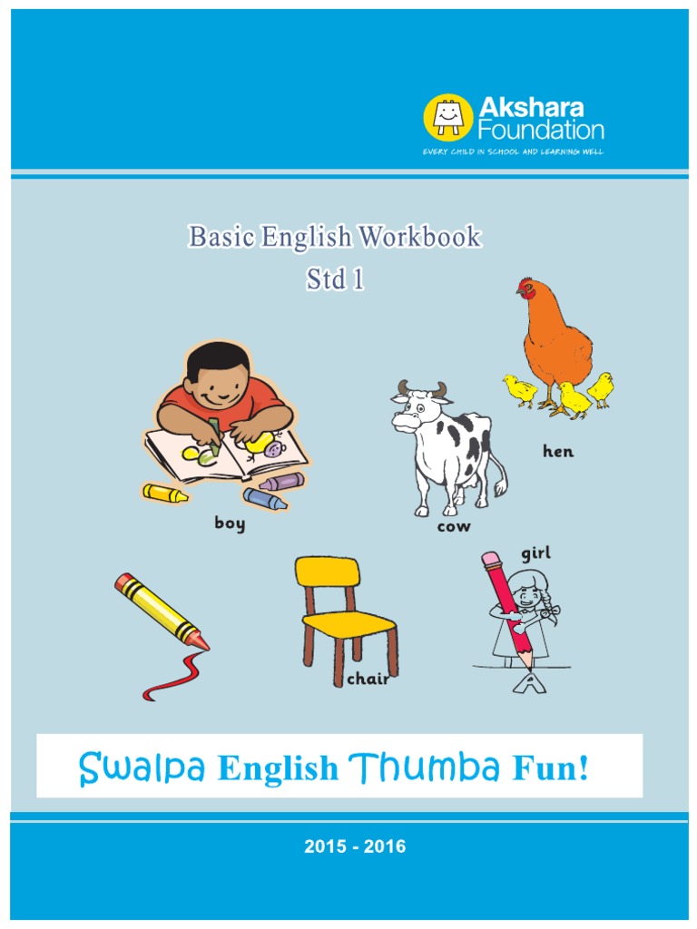 Set 3 English Workbook Class 1 Pdf Pedagogy Applied Linguistics