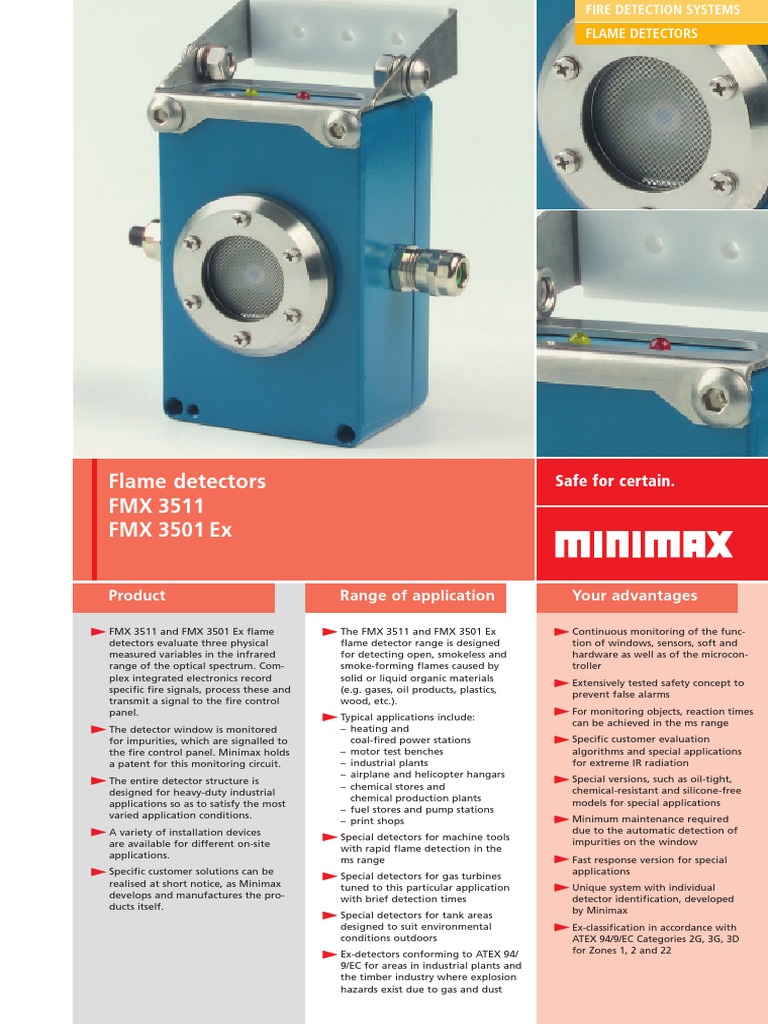 MX Flame Detectors FMX 3511 FMX 3501 Ex PDF | PDF | Energy And Resource ...