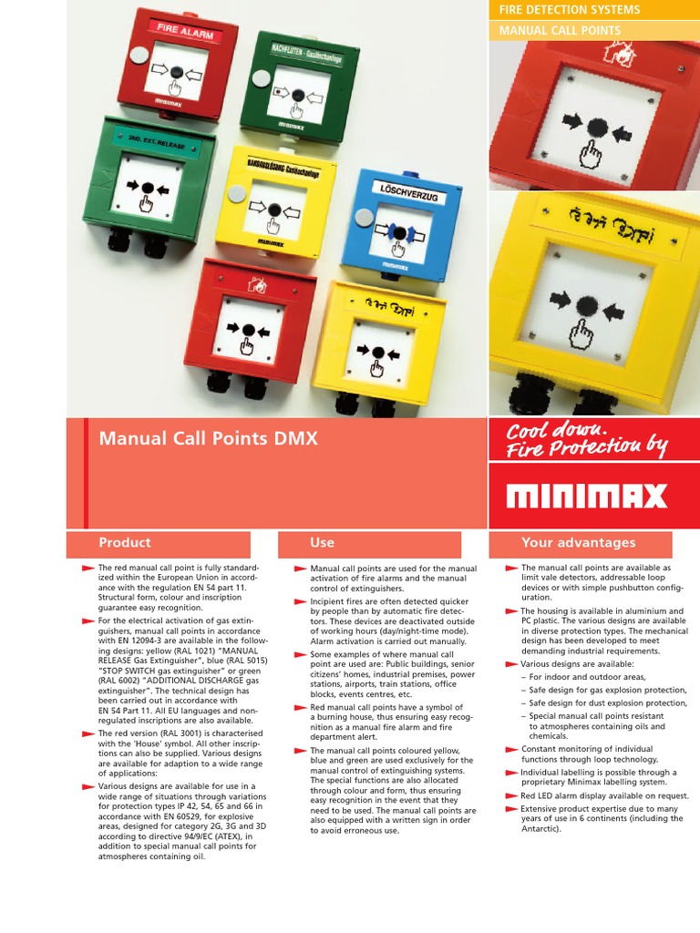 MX Manual Call Points DMX PDF | PDF | Equipment | Science